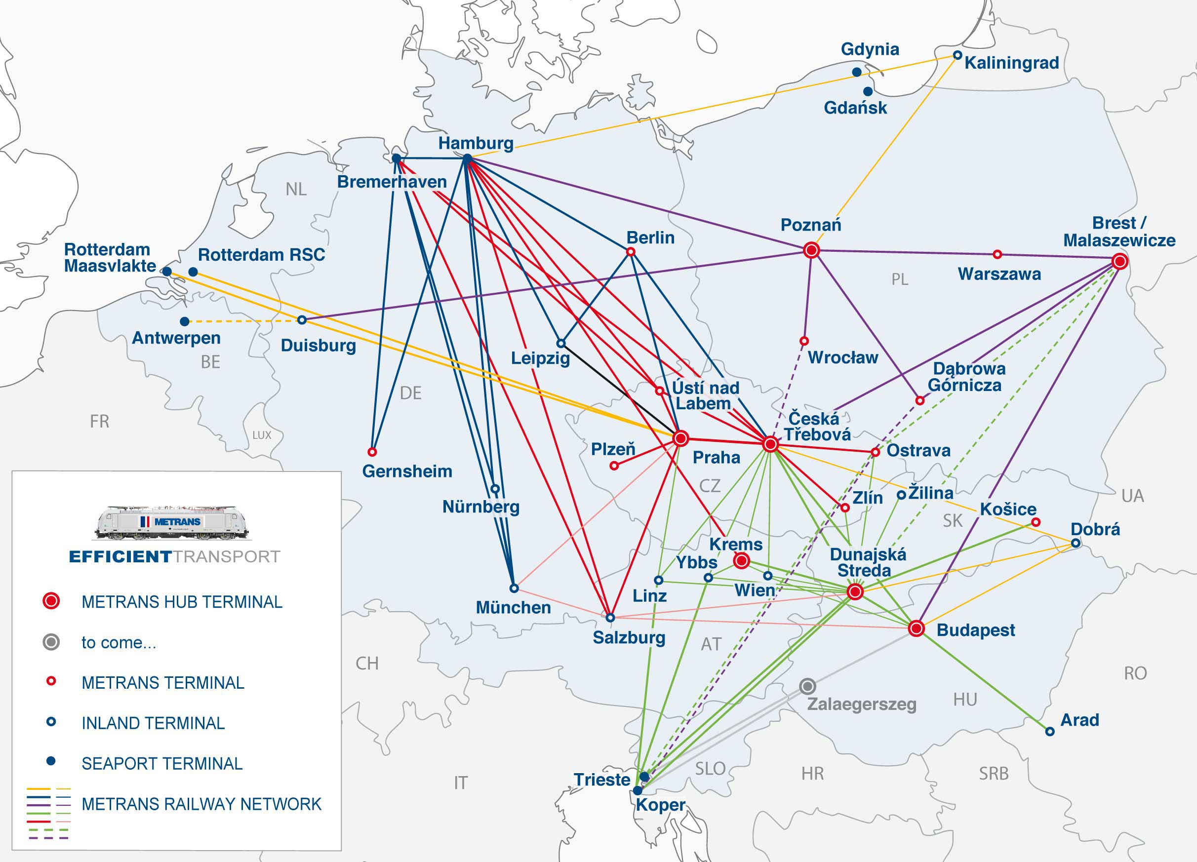 GLOBALE LOGISTIK FÜR MITTELEUROPA UND DARÜBER HINAUS | METRANS.AT